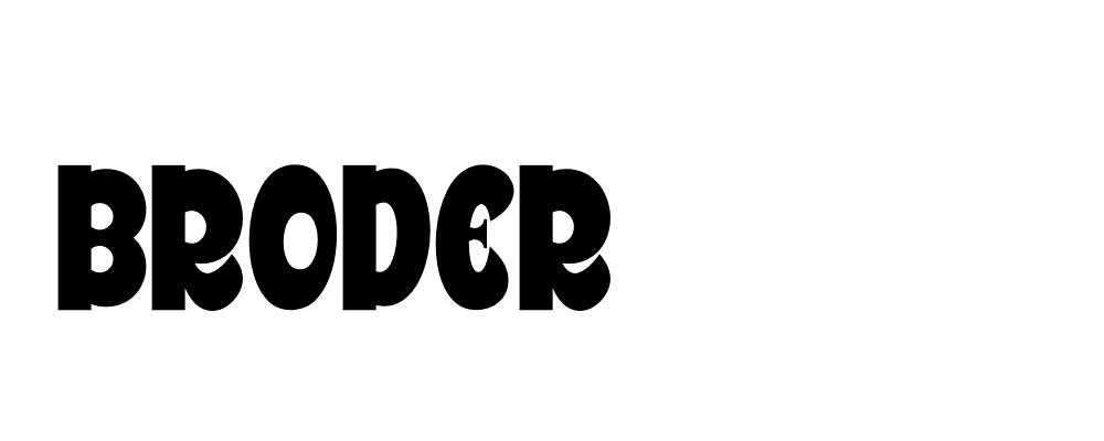Broder - Graphic Design Fonts