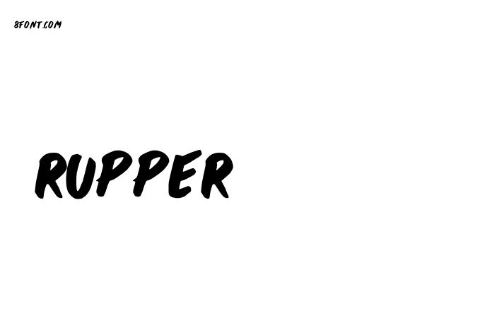 Rupper - Graphic Design Fonts