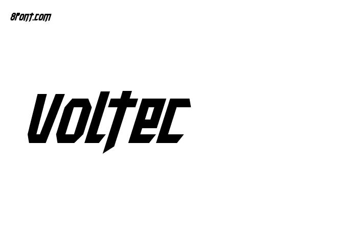 Voltec - Graphic Design Fonts