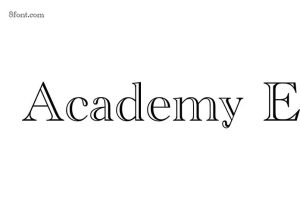 Academy Engraved font Font - Graphic Design Fonts