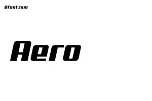 Aero - Free Font Download