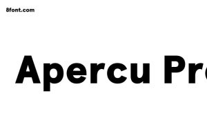 Apercu Pro Black Font - Free Font Download