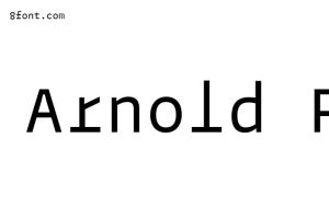 Arnold Regular - Free Font Download