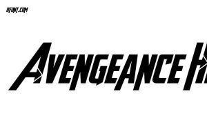 Avengeance Heroic Avenger Bold Italic - Free Font Download
