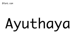 Ayuthaya - Free Font Download