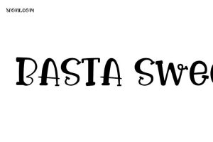 BASTA Sweet - Free Font Download