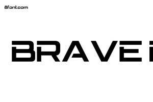 BRAVE Eightyone Regular - Free Font Download