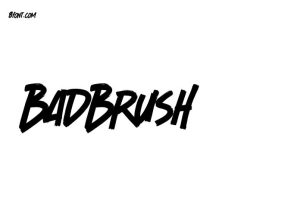 BadBrush - Free Font Download