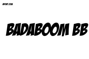 BadaBoom BB - Free Font Download