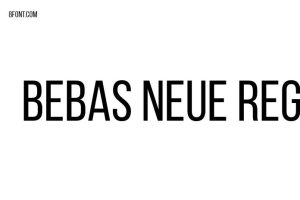 Bebas Neue Regular - Free Font Download