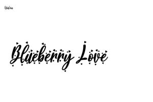 Blueberry Love - Free Font Download