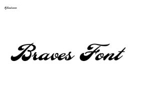 Braves Font - Free Font Download
