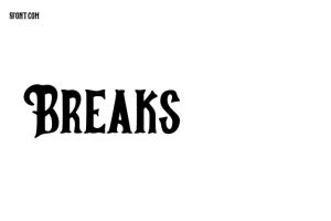 Breaks - Free Font Download