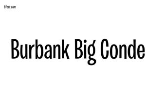 Burbank Big Condensed Medium - Free Font Download
