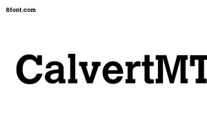 CalvertMTStd-Bold Font - Graphic Design Fonts