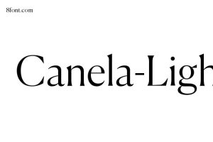 Canela-Light - Free Font Download