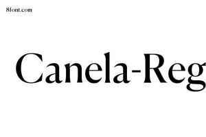 Canela-Regular - Free Font Download