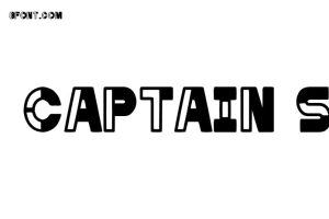 Captain Stencil - Free Font Download