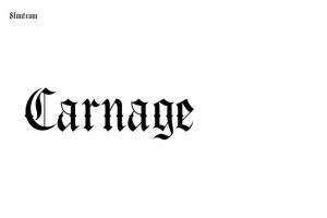 Carnage - Free Font Download