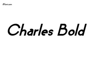 Charles Bold Italic Font - Free Font Download