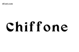 Chiffone - Graphic Design Fonts