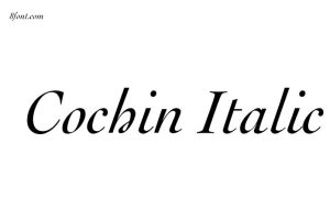 Cochin Italic - Free Font Download