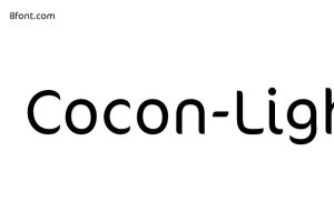 Cocon-Light - Free Font Download