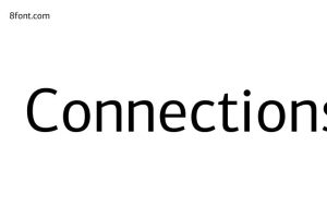 Connections Regular - Free Font Download