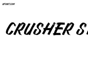 Crusher Stone - Free Font Download