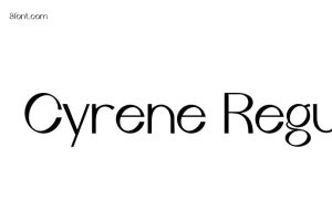 Cyrene Regular Advanced - Free Font Download