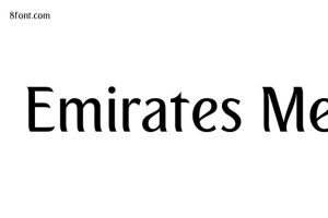 Emirates Medium Font - Free Font Download