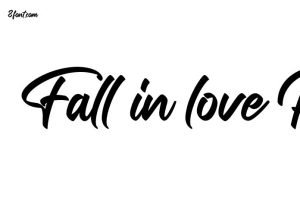 Fall in love Regular - Free Font Download
