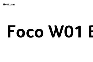 Foco W01 Bold - Free Font Download