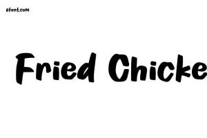 Fried Chicken Fonts - Free Font Download