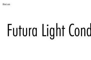Futura Light Condensed BT Font - Free Font Download