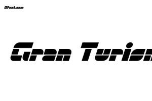Gran Turismo W00 Italic - Free Font Download