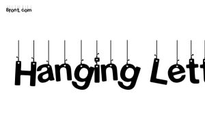 Hanging Letters - Free Font Download