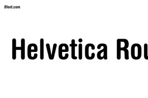 Helvetica Rounded Bold Condensed - Free Font Download