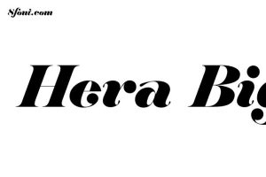 Hera Big Bold Italic - Free Font Download