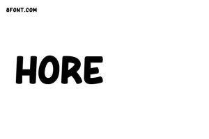 Hore - Free Font Download