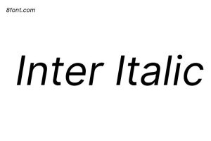 Inter Bold Font - Graphic Design Fonts