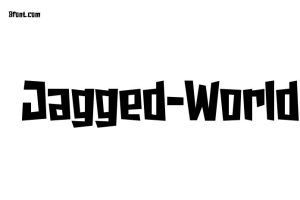 Jagged-World - Free Font Download