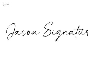 Jason Signature - Free Font Download