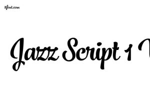 Jazz Script 1 W00 Bold - Free Font Download