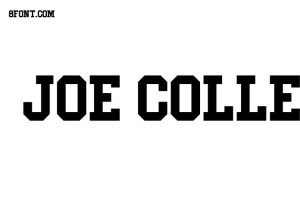 Joe College Serif NF W00 Rg - Free Font Download