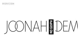Jonah_DEMO Font - Free Font Download