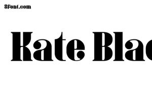 Kate Black Font - Free Font Download
