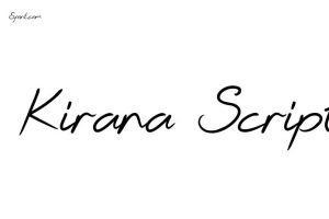 Kirana Script - Free Font Download