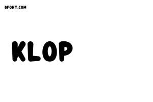 Klop - Free Font Download