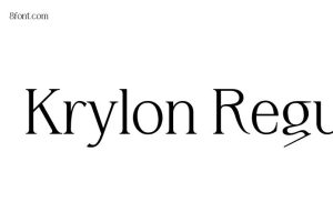 Krylon Regular - Free Font Download